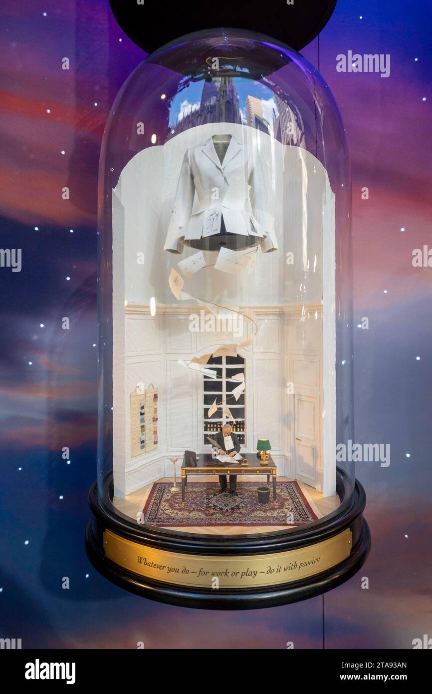 Christian Dior's carousel of dreams is the theme for the Saks Fifth ...