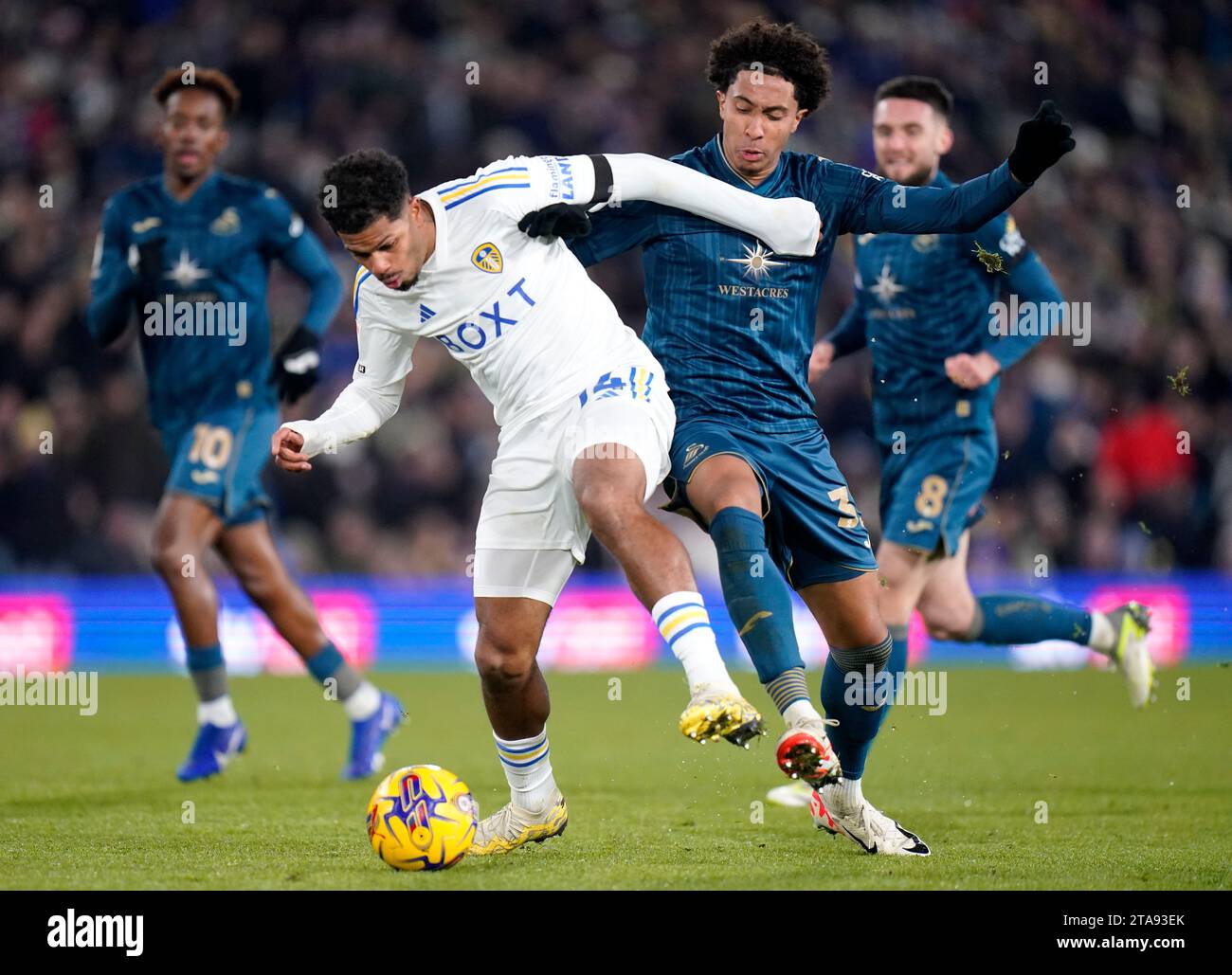 Georginio rutter leeds swansea hi-res stock photography and images - Alamy