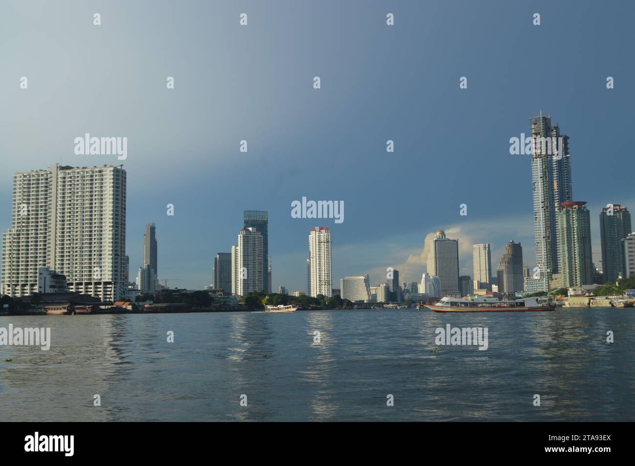 View of high buildings in bangkok city Stock Photo - Alamy