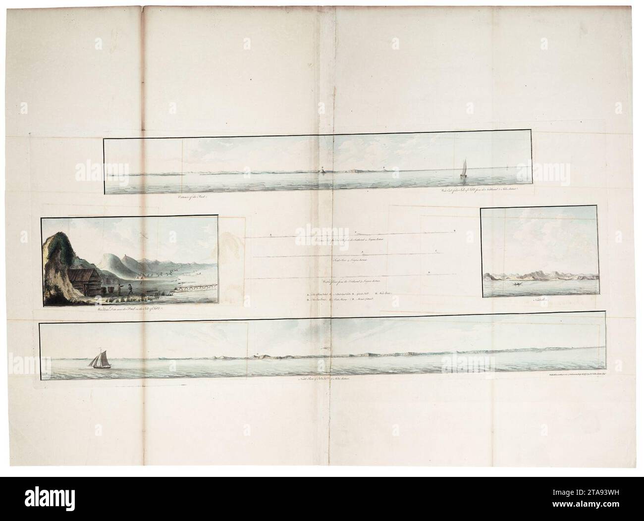 Views and coastal profiles of the Isle of Sable Stock Photo - Alamy