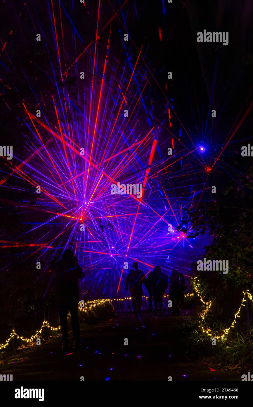 Romsey, Hampshire UK. 29th November 2023. Preview evening of Light Up ...