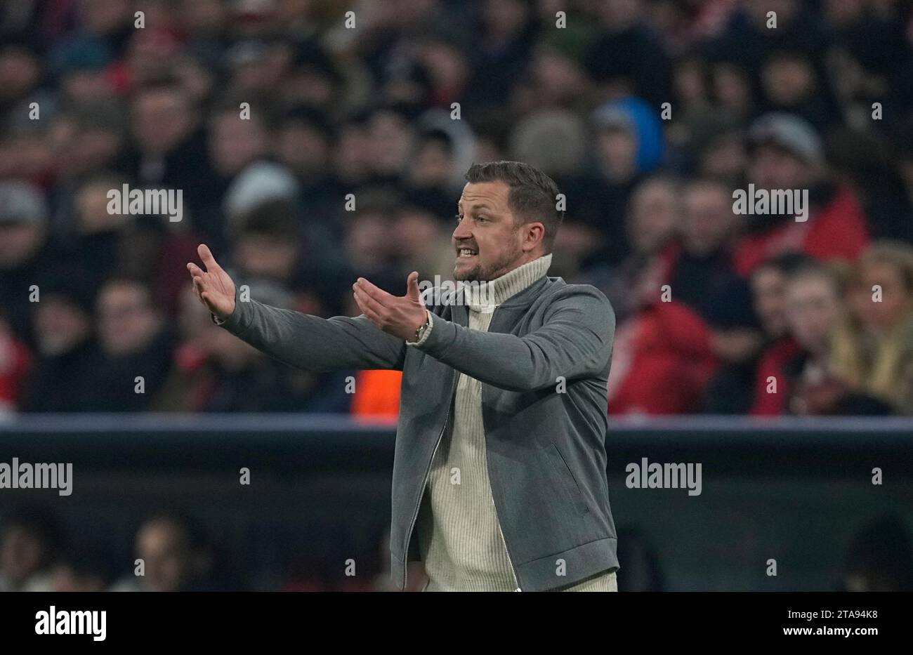 Allianz Arena, Munich, Germany. 29th Nov, 2023. Jacob Neestrup (FC ...