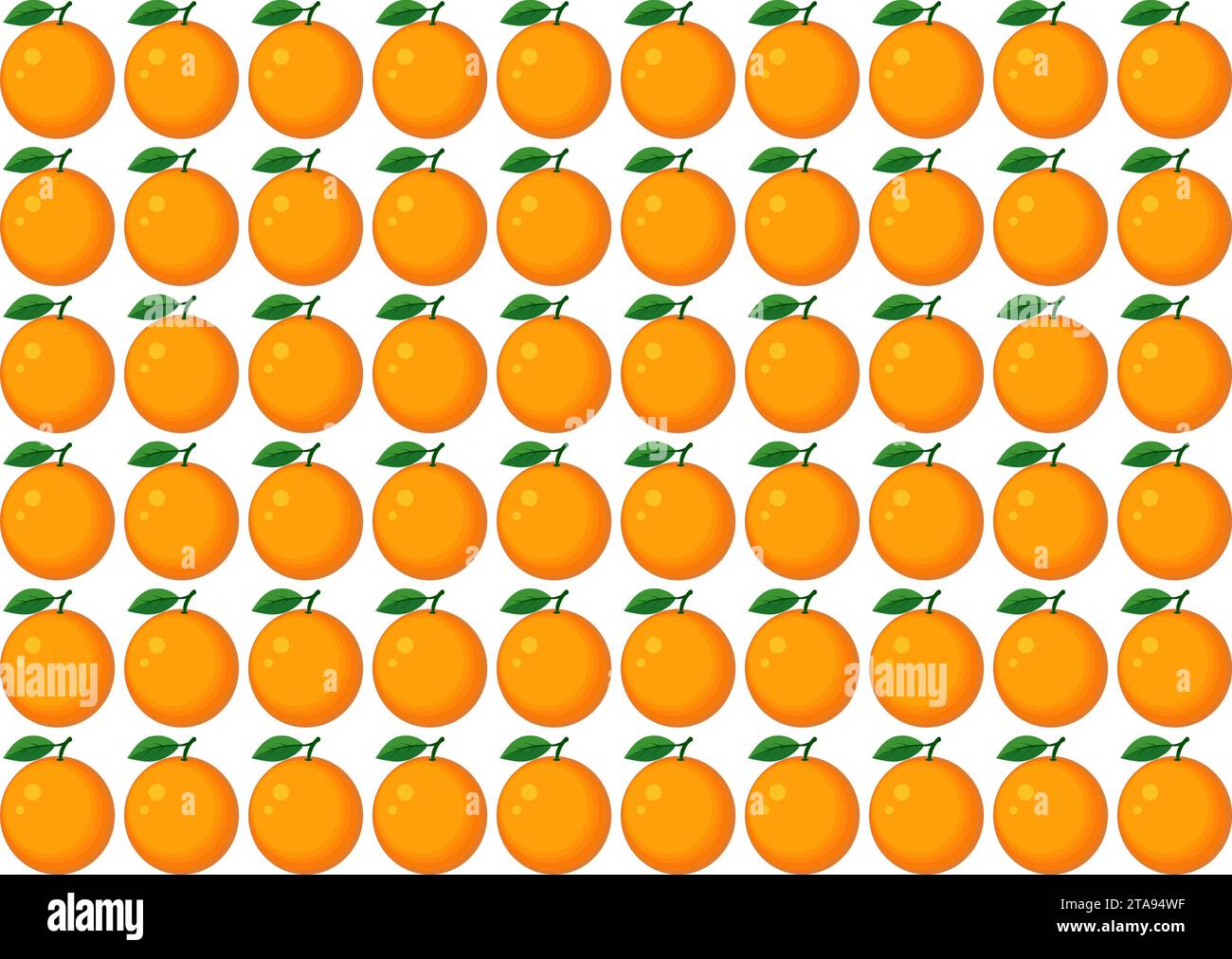 Delicious fresh Orange fruit Pattern vector illustration isolated ...
