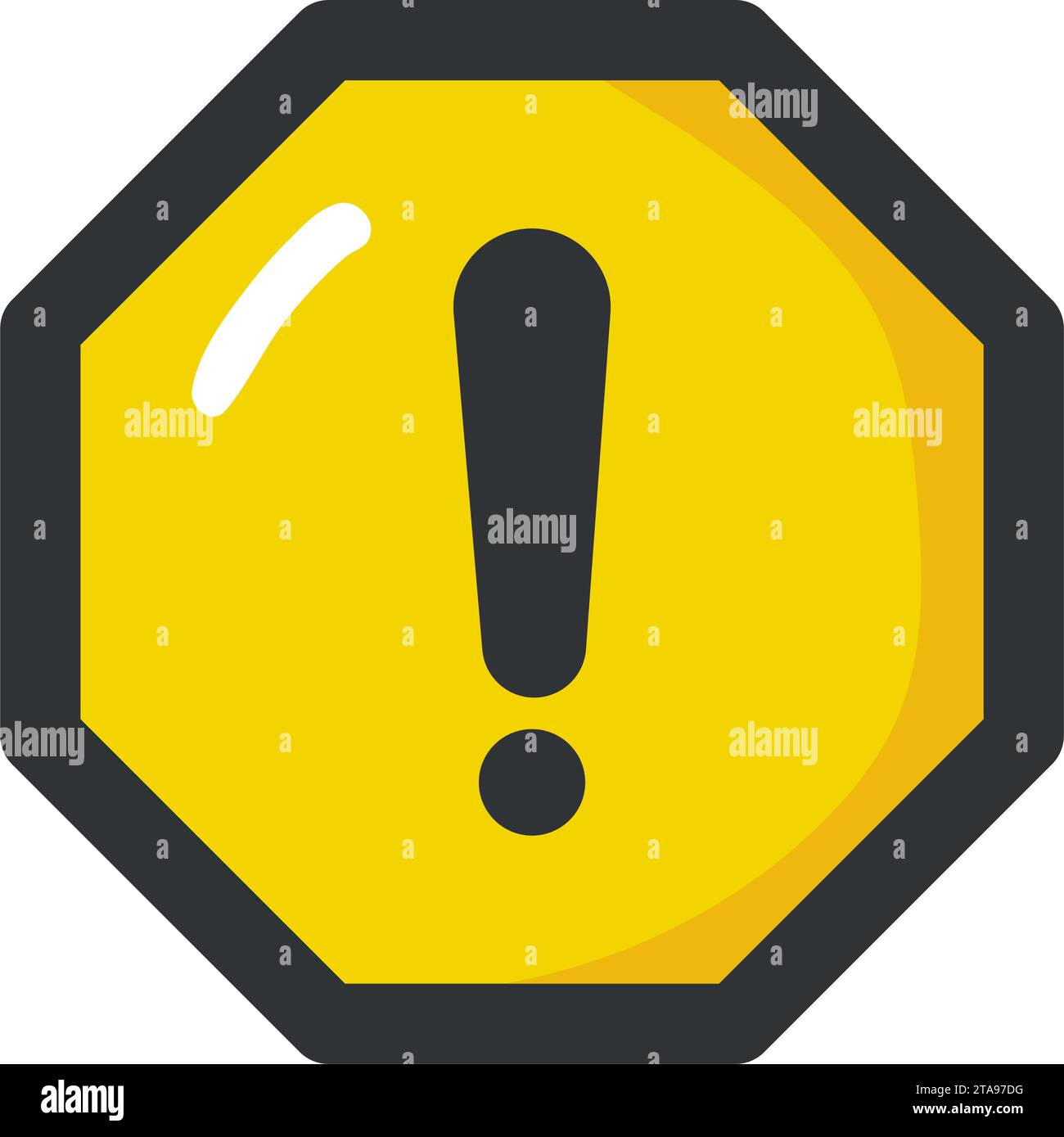 alert symbol yellow illustration Stock Vector Image & Art - Alamy