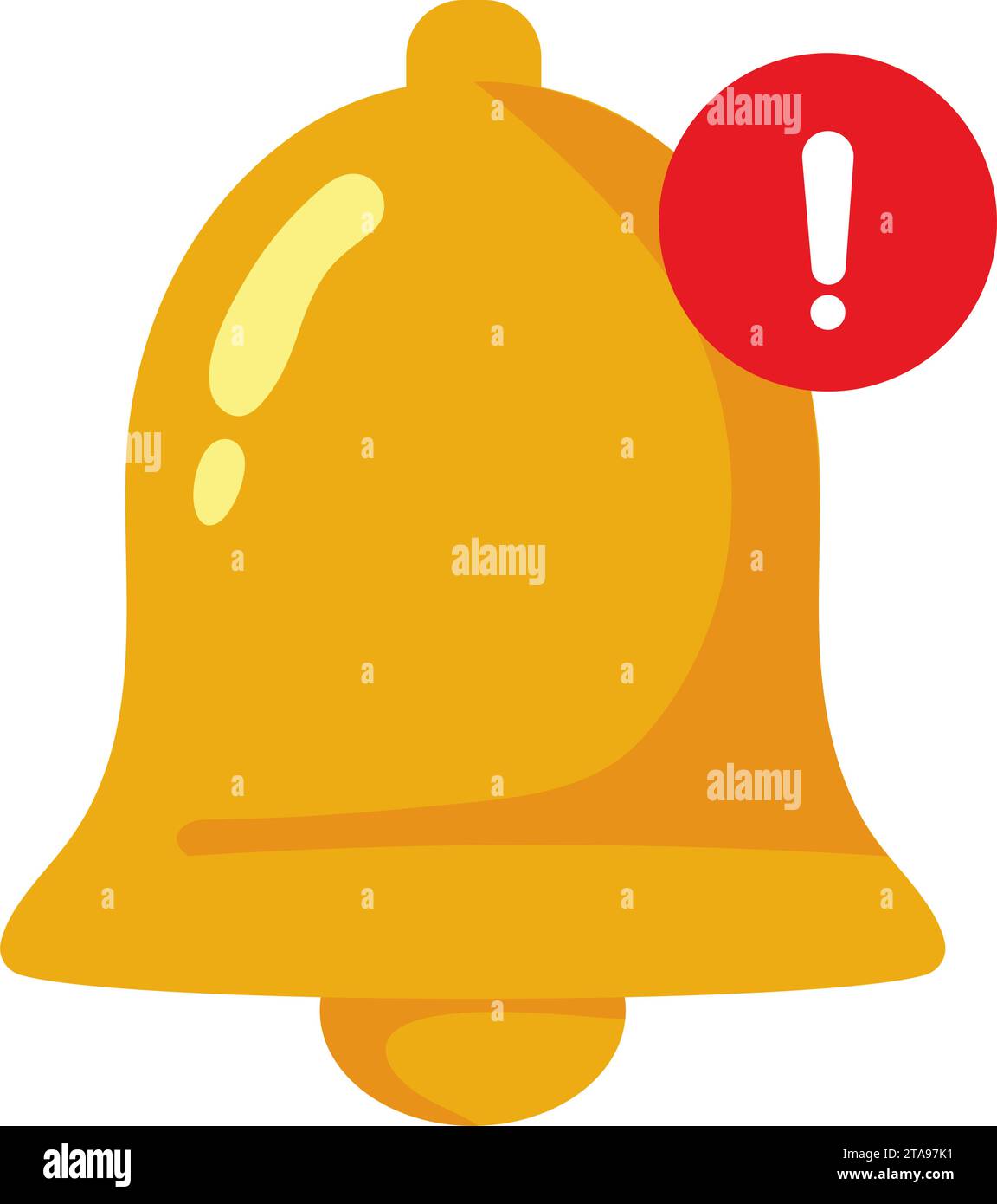bell notification illustration Stock Vector Image & Art - Alamy