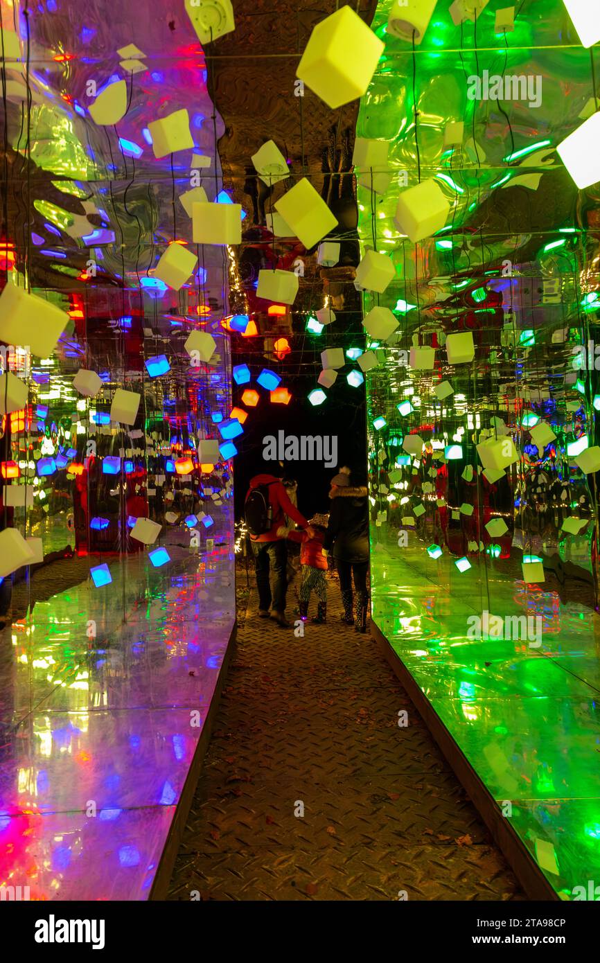 Romsey, Hampshire UK. 29th November 2023. Preview evening of Light Up ...