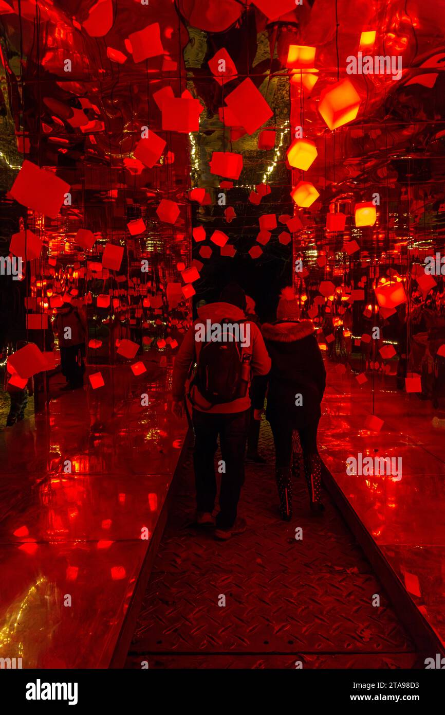 Romsey, Hampshire UK. 29th November 2023. Preview evening of Light Up ...