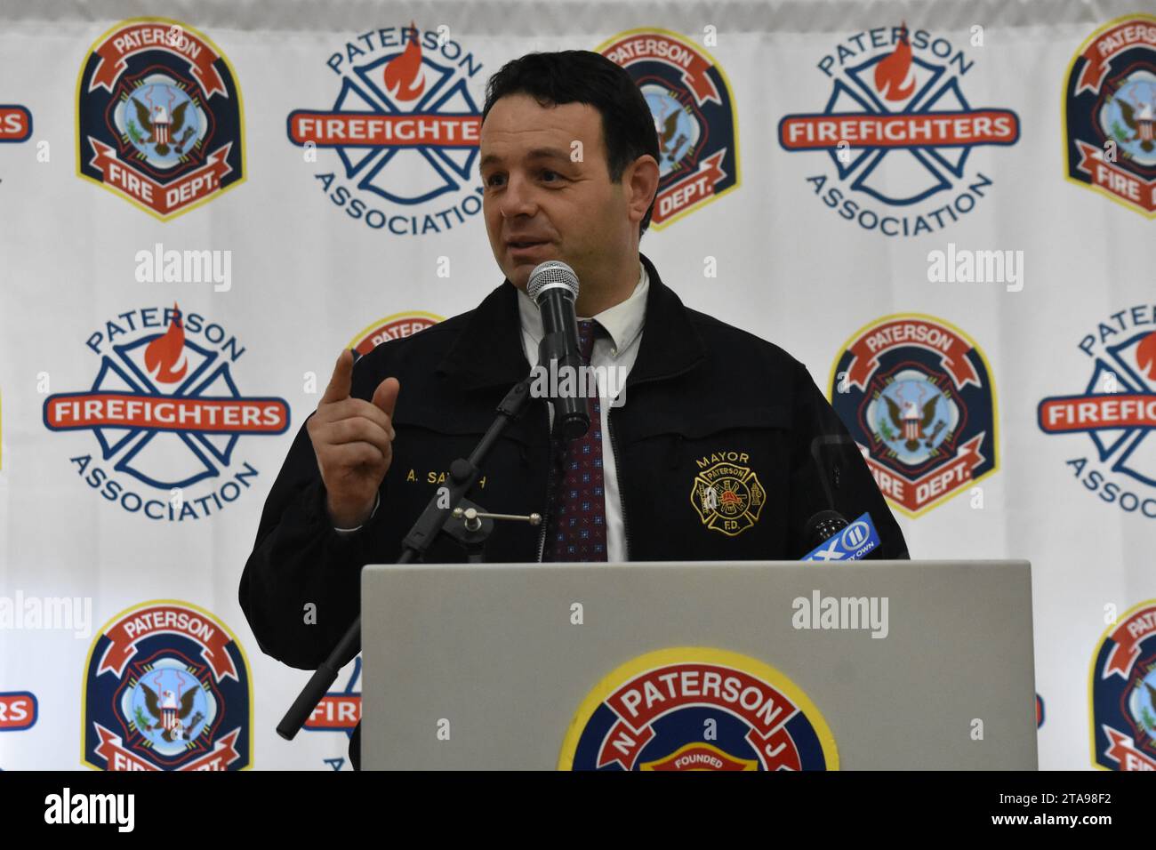 Paterson, United States. 29th Nov, 2023. Mayor of Paterson, Andre ...