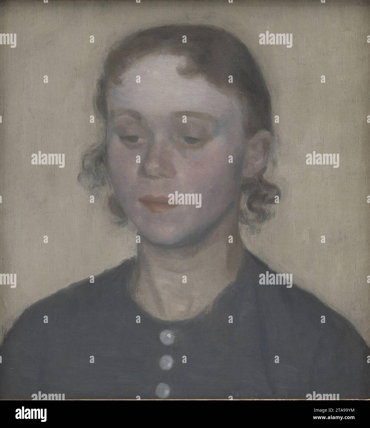 Vilhelm Hammershøi - The Artist's Wife, Ida Hammershøi, née Ilsted ...