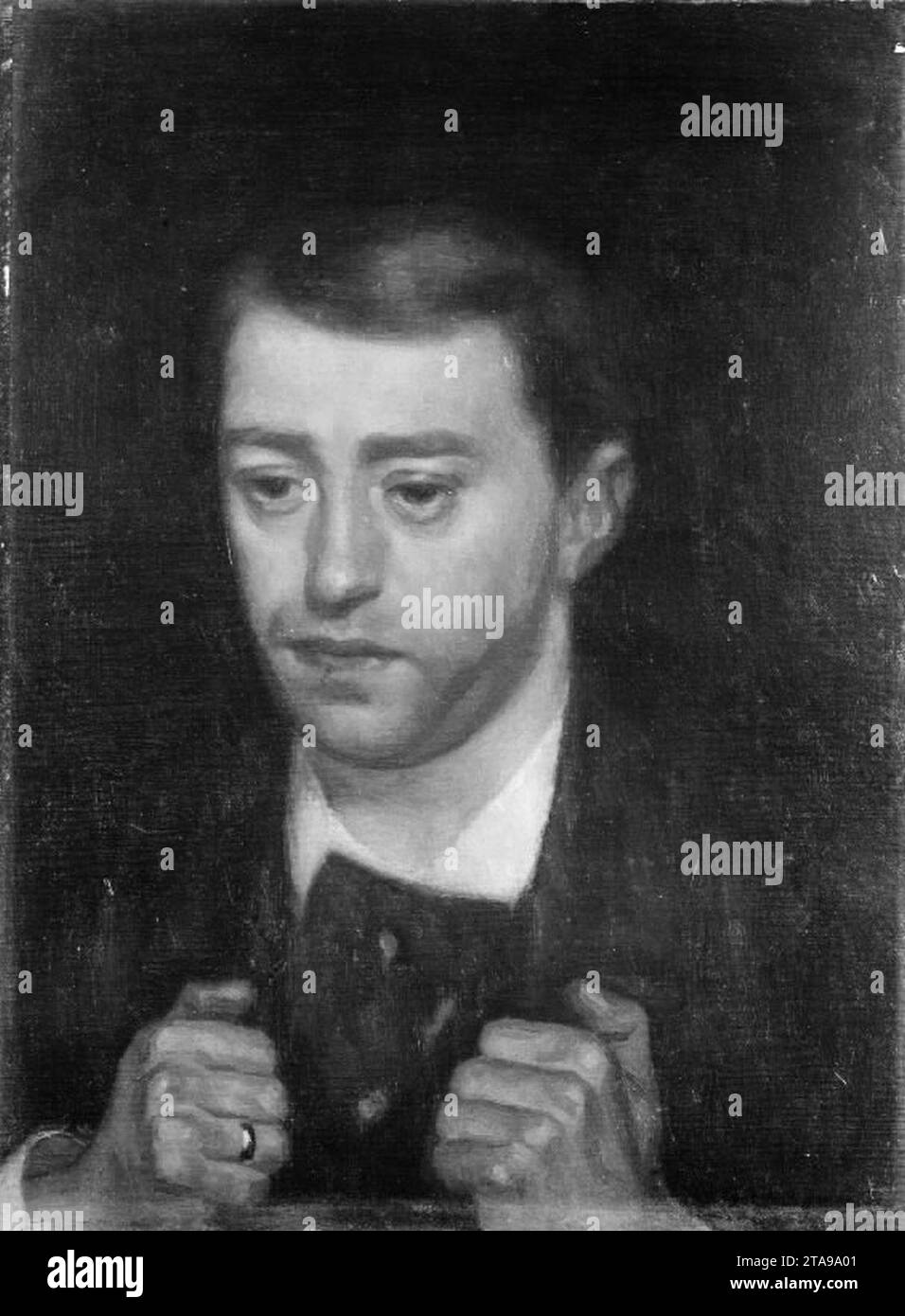 Vilhelm Hammershøi - The Composer Fini Henriques Stock Photo - Alamy