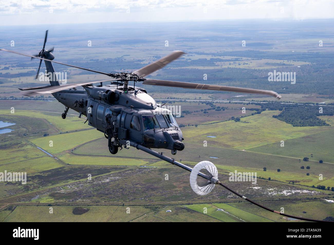 Florida, USA. 8th Nov, 2023. An HH-60G Pave Hawk helicopter receives ...