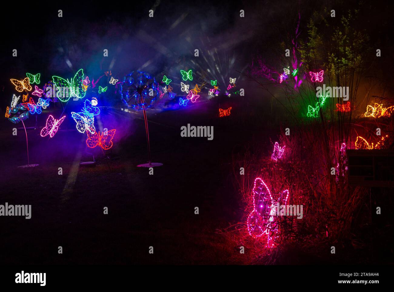 Romsey, Hampshire UK. 29th November 2023. Preview evening of Light Up ...