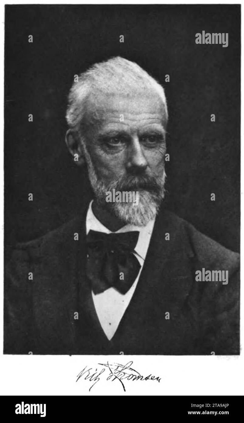 Vilhelm Thomsen 1912 Stock Photo - Alamy