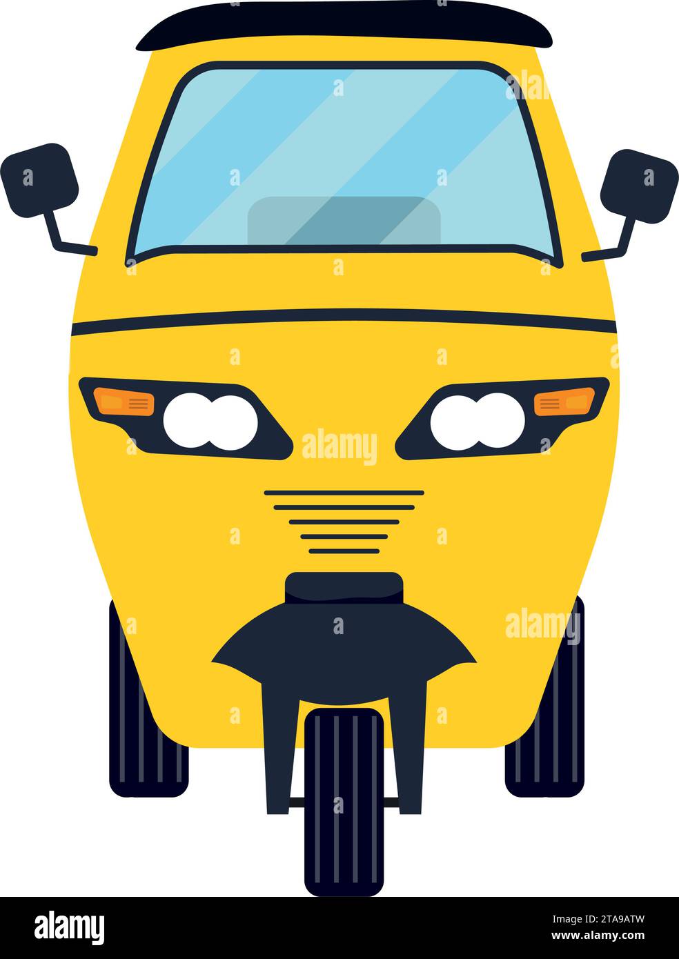 Kerala auto rickshaw Cut Out Stock Images & Pictures - Alamy