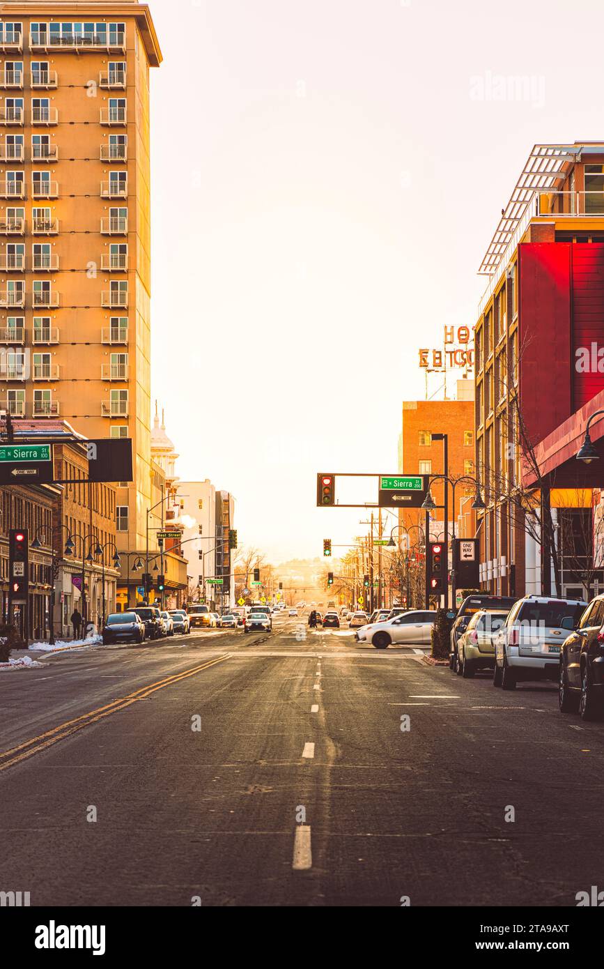 Street scene reno hi-res stock photography and images - Alamy