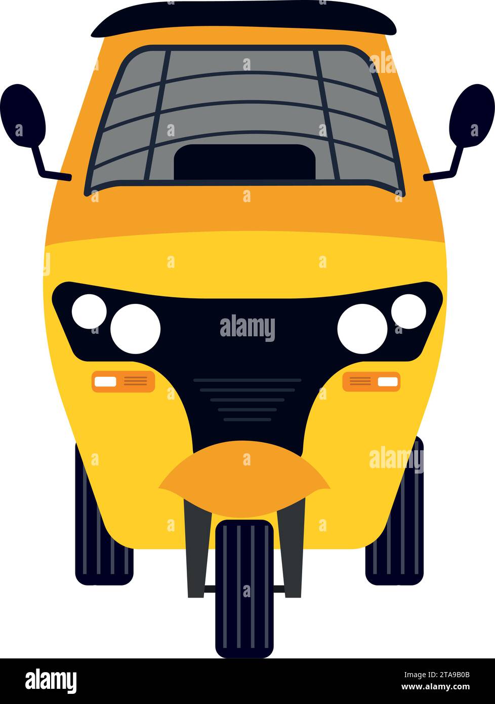 rickshaw yellow design Stock Vector Image & Art - Alamy