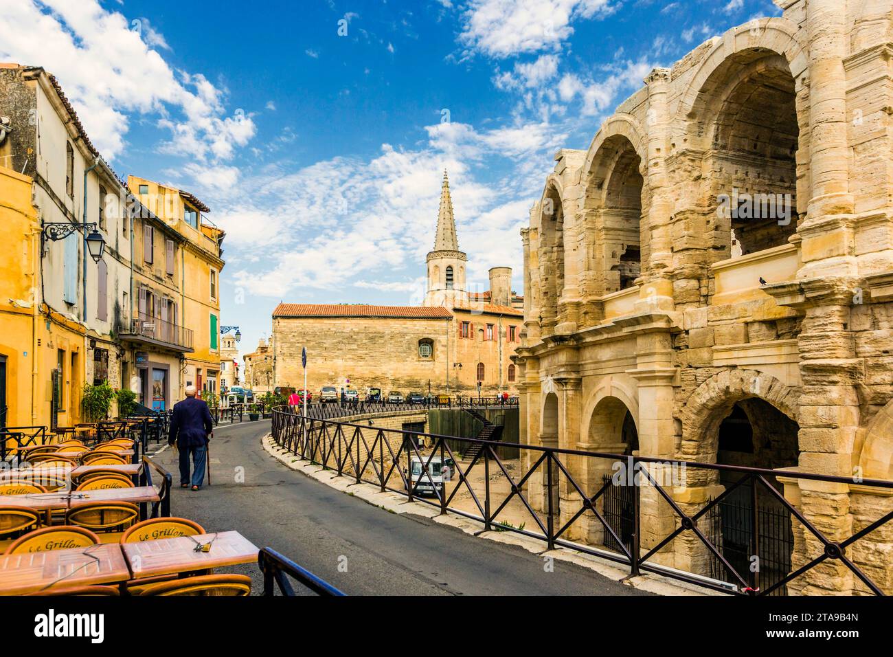 Roman amphitheatre unesco arles hi-res stock photography and images - Alamy