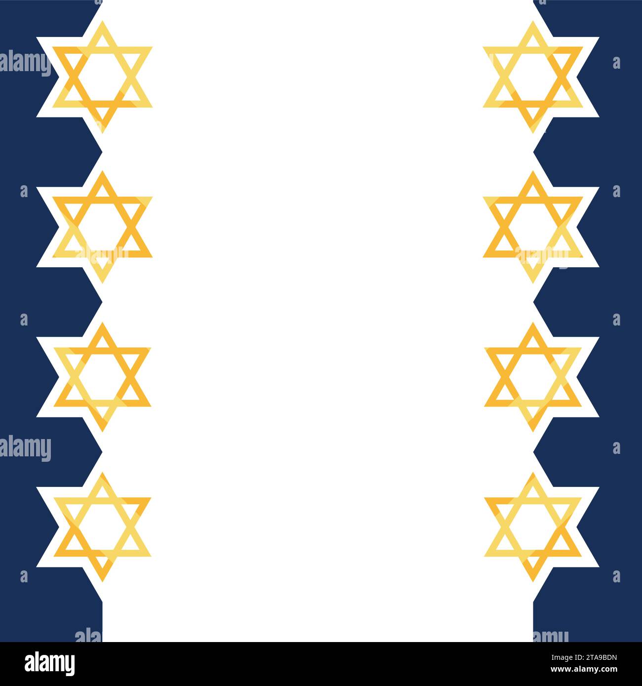 hanukkah frame with davis stars Stock Vector Image & Art - Alamy