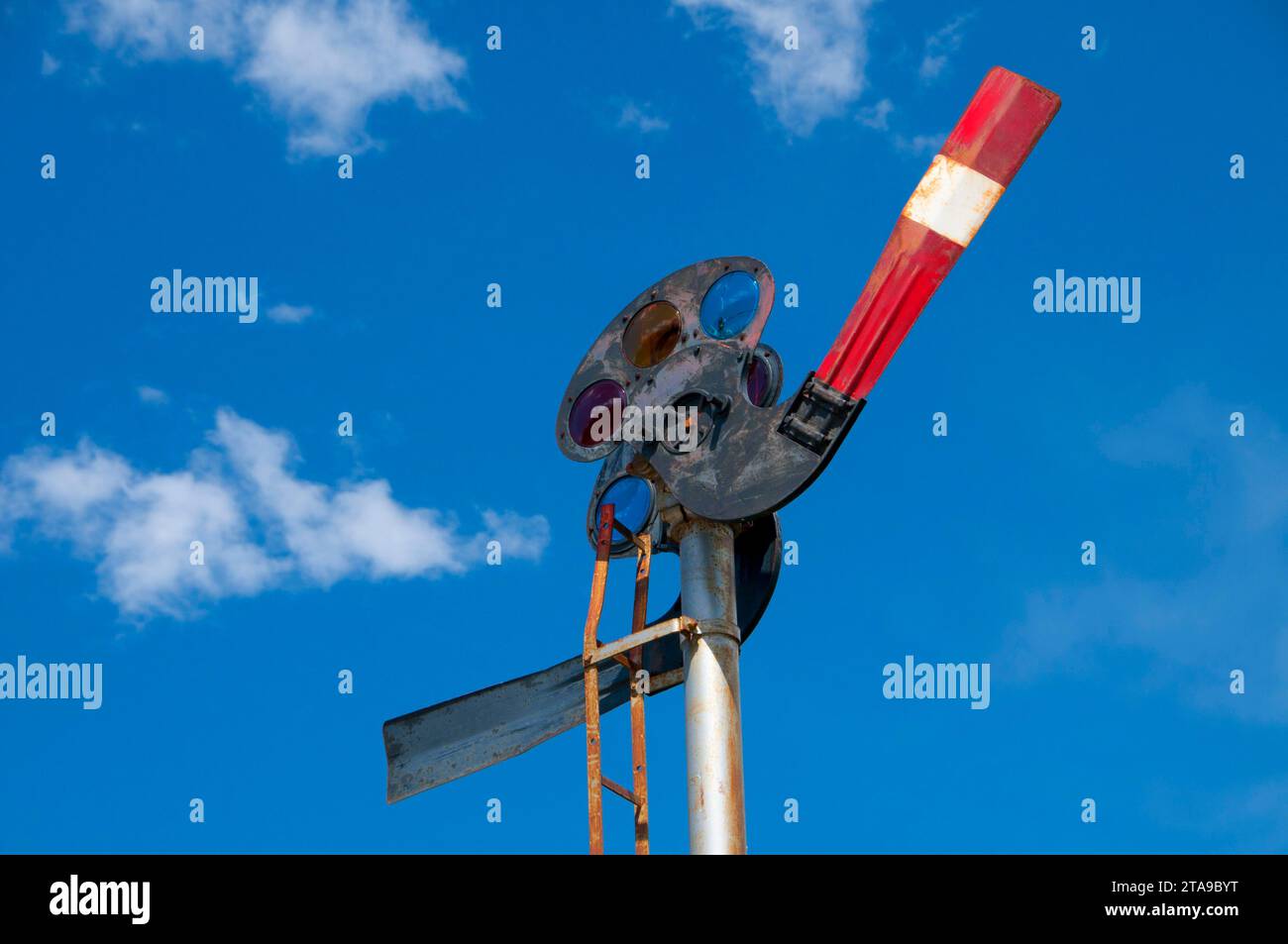 Spiral Tunnels railroad light, Kicking Horse Pass National Historic ...