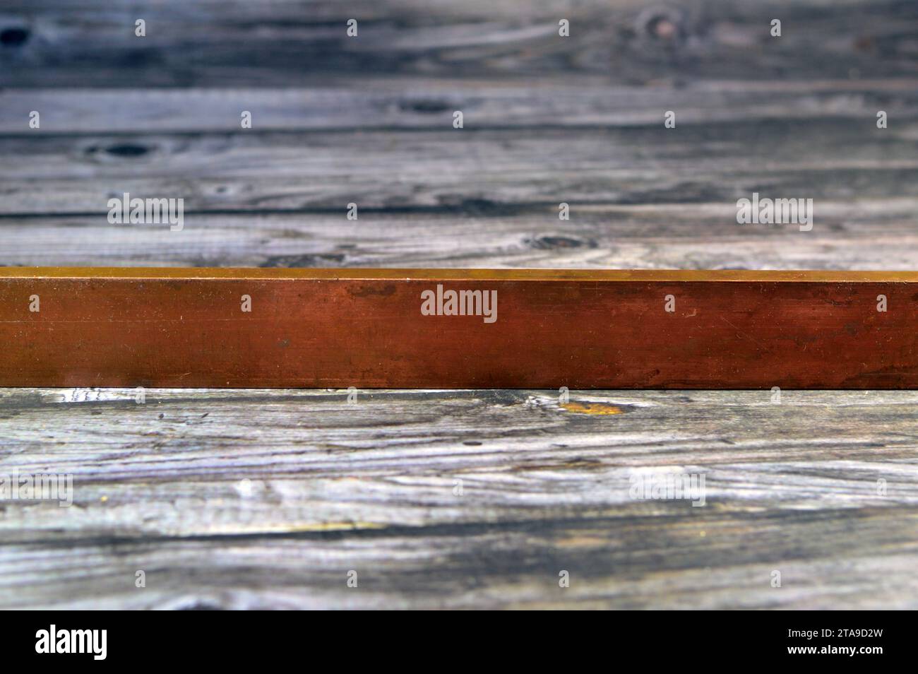 Long heavy copper bar, Copper is a mineral, an element and a metal ...