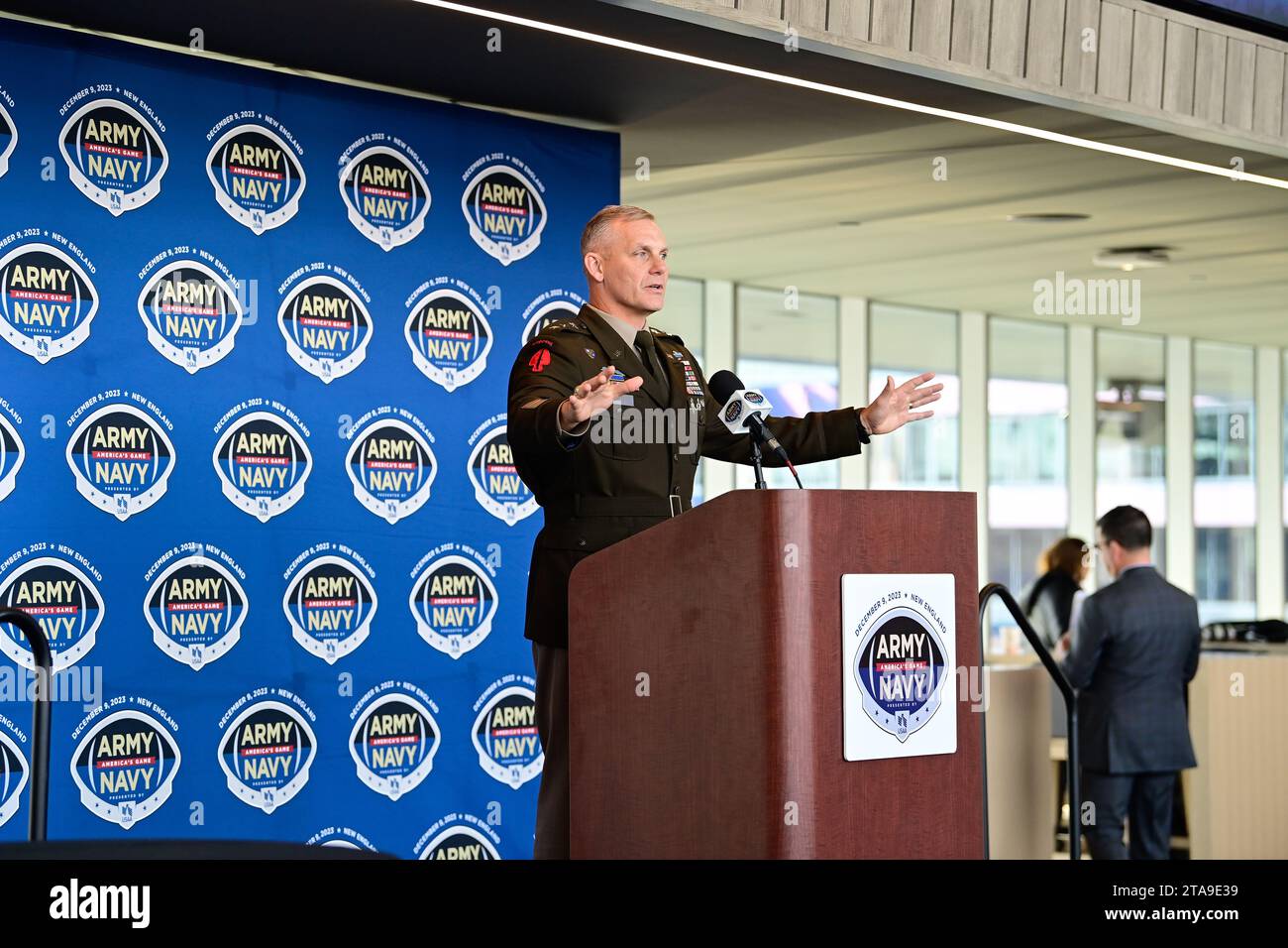 Foxborough Massachusetts, USA. 29th Nov, 2023. Steven Wesley Gilland ...