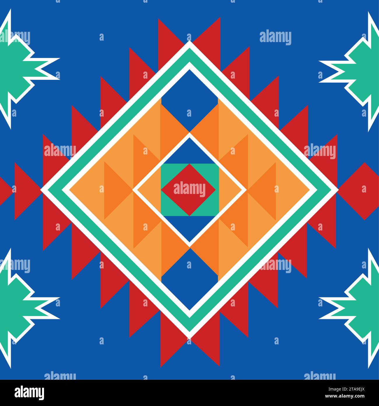 native american pattern design in color Stock Vector Image & Art - Alamy