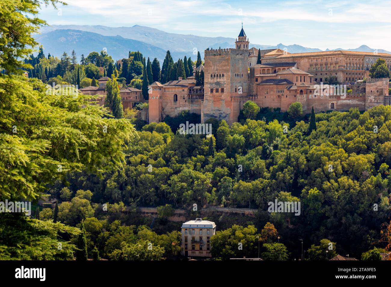 Alhambra palace exterior hi-res stock photography and images - Alamy