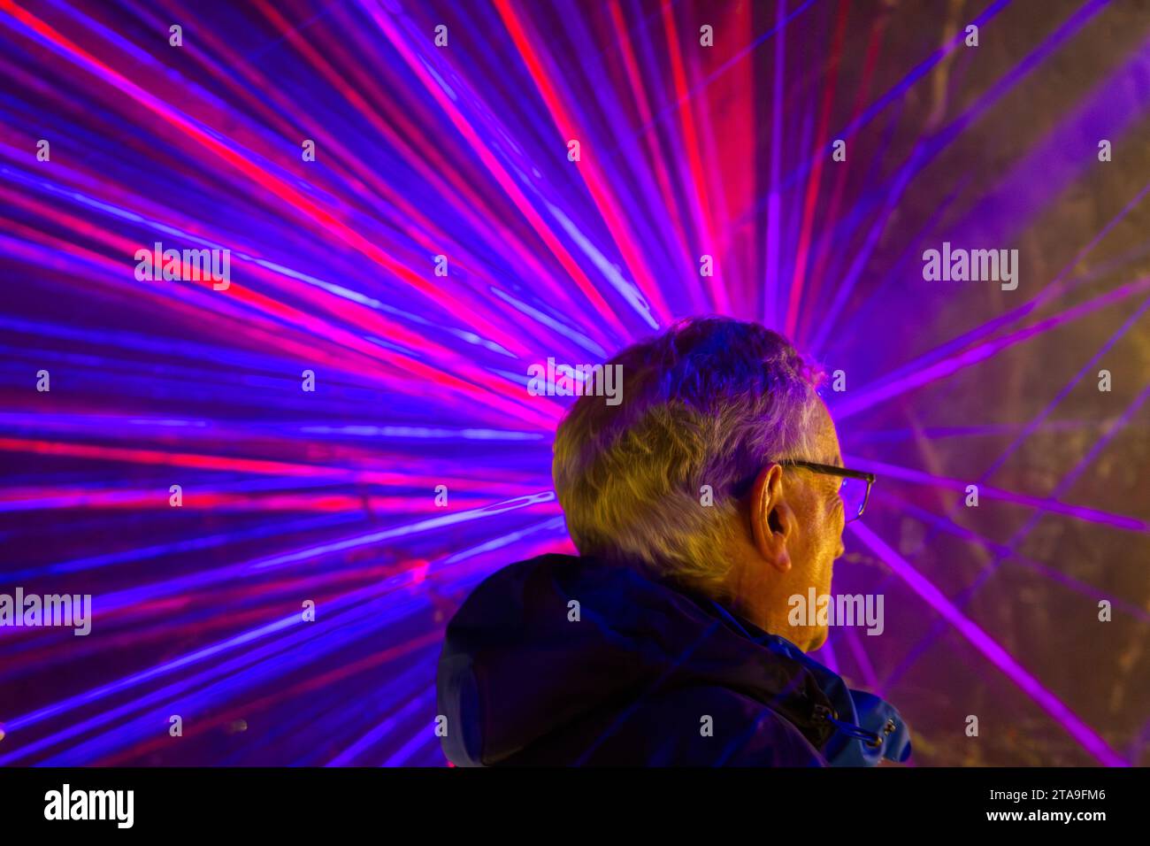 Romsey, Hampshire UK. 29th November 2023. Preview evening of Light Up ...