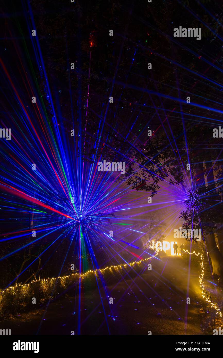 Romsey, Hampshire UK. 29th November 2023. Preview evening of Light Up ...