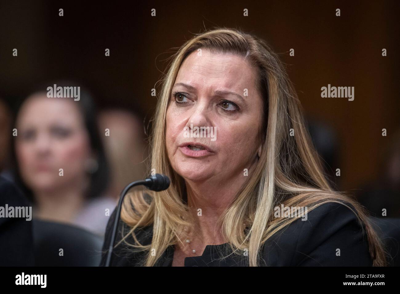 Washington, Vereinigte Staaten. 29th Nov, 2023. Melissa Damian appears ...