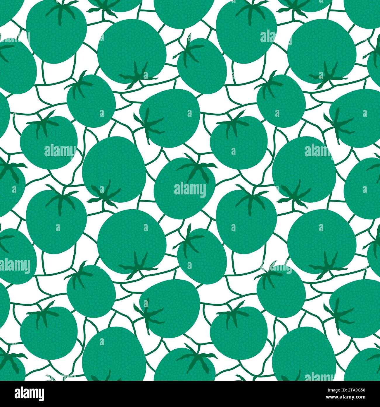 Summer vegetable seamless tomato pattern for wrapping paper and fabrics ...