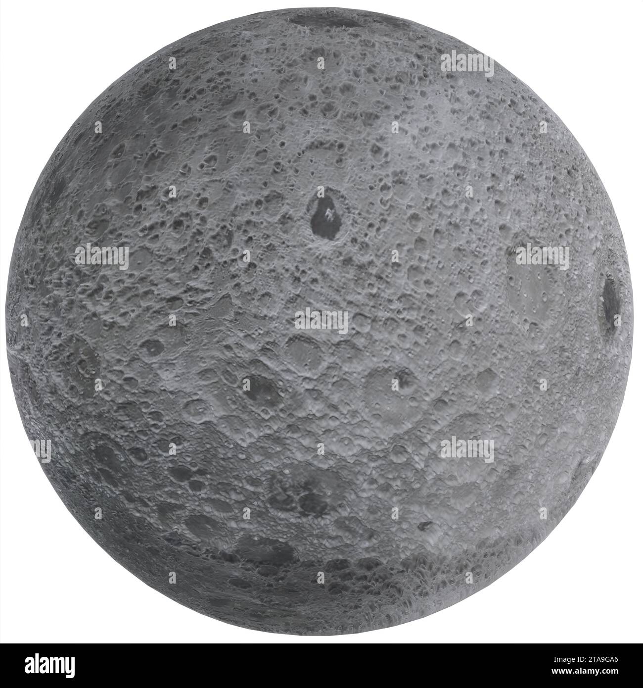 Moon isolated on white background Stock Photo - Alamy