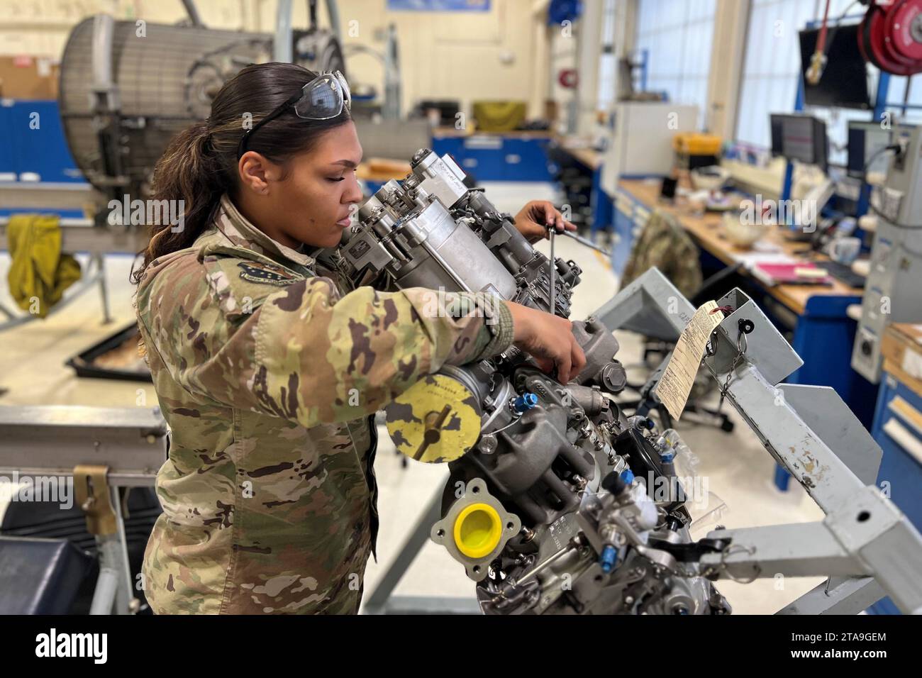 Duluth, Minnesota, USA. 20th Nov, 2023. An Aerospace Propulsion ...