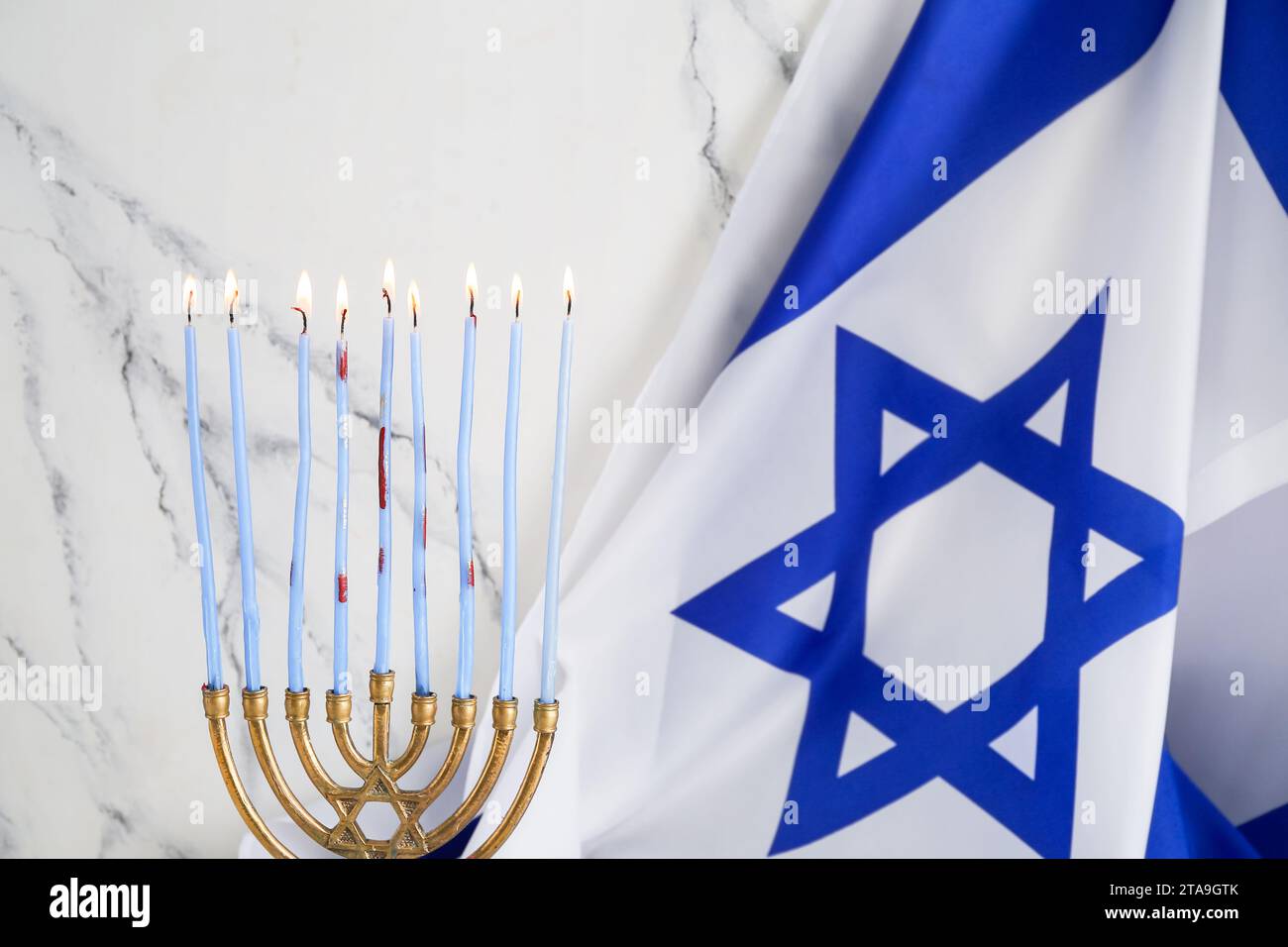 Israel burning fire flag hi-res stock photography and images - Alamy