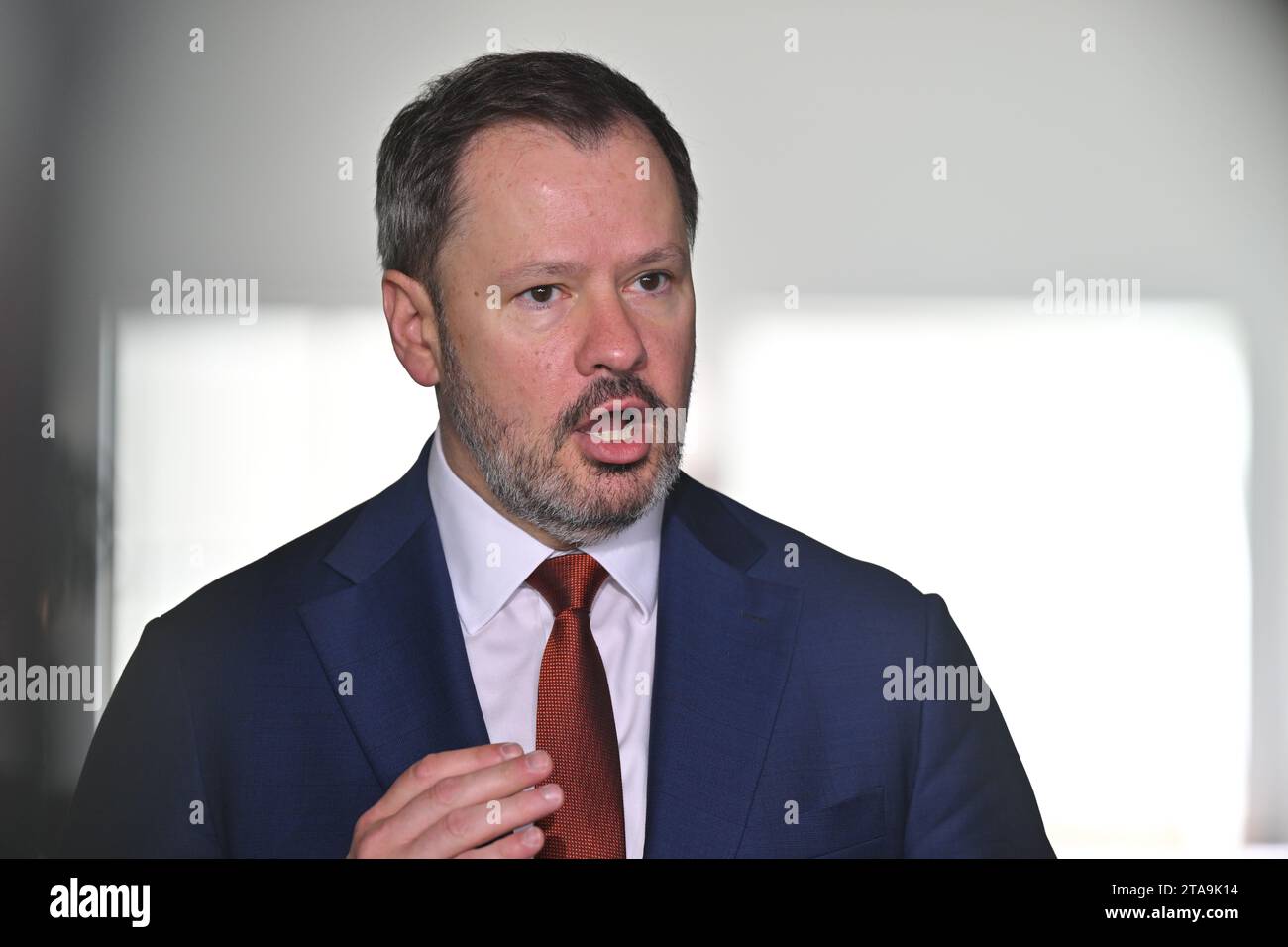 Canberra, Australia. 30th Nov, 2023. Minister for Industry Ed Husic at ...