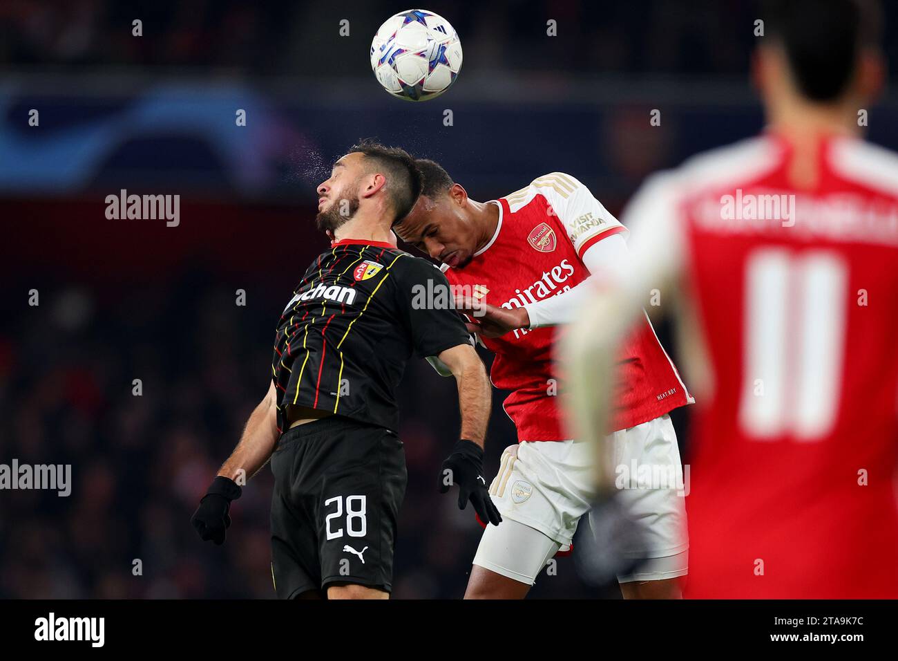 Emirates Stadium, London, UK. 29th Nov, 2023. Champions League Football ...