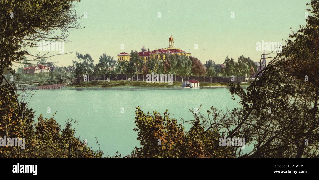 Lake Merritt, Oakland, California 1898 Stock Photo - Alamy
