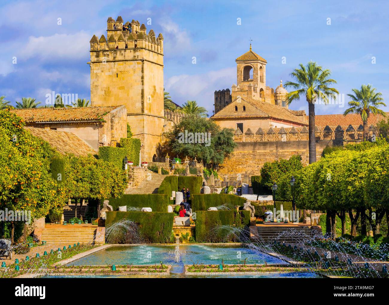 Alcazar de los Reyes Cristianos, Cordoba, Andalusia, Spain Stock Photo - Alamy