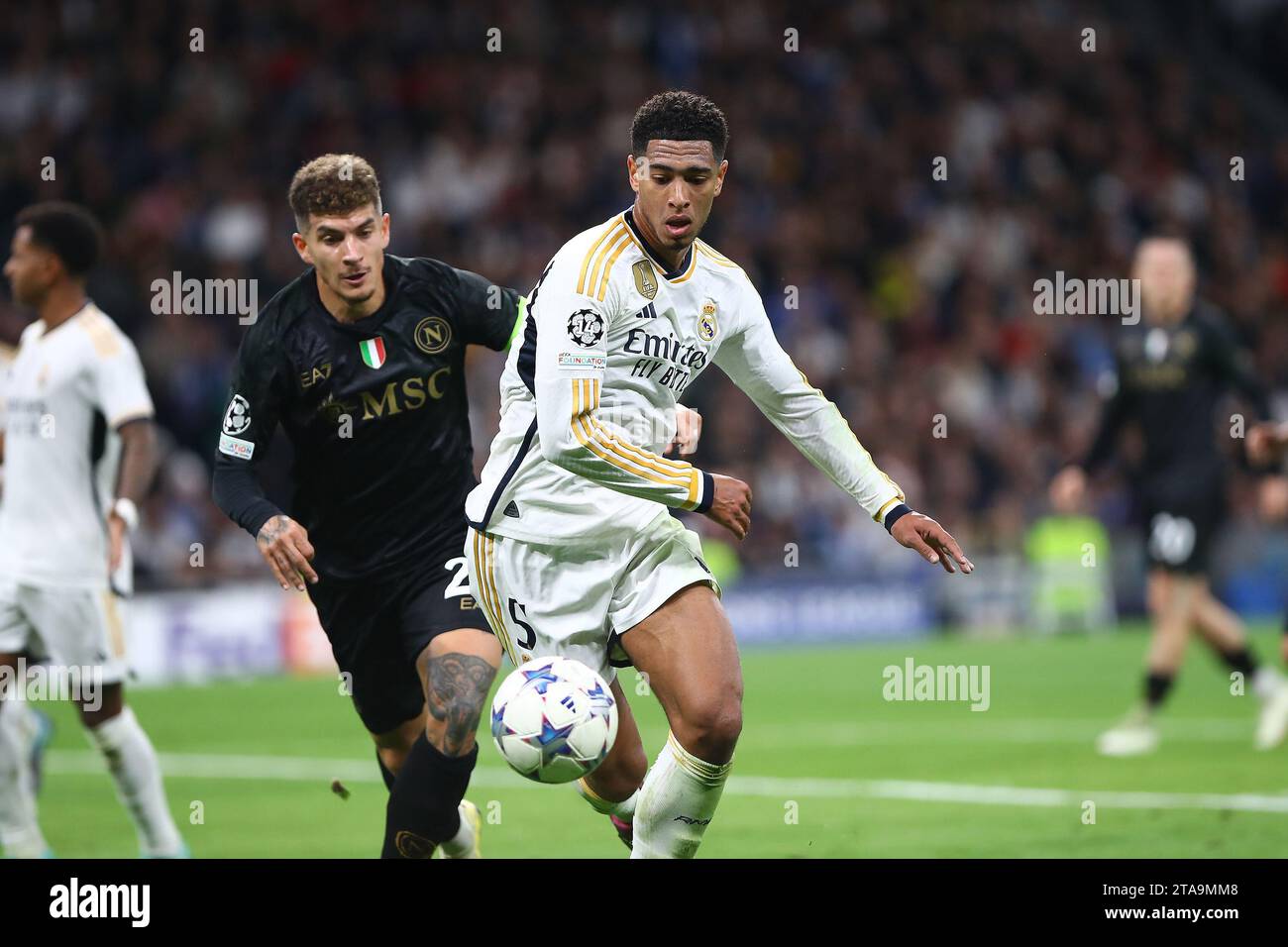 Madrid, Spain. 29th Nov, 2023. Real Madrid´s Bellingham in action ...