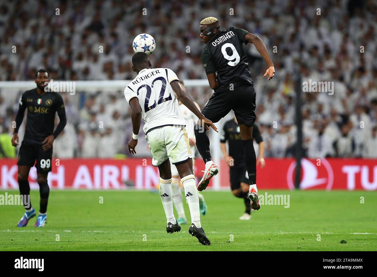 Madrid, Spain. 29th Nov, 2023. Real Madrid´s Antonio Rüdiger in action ...