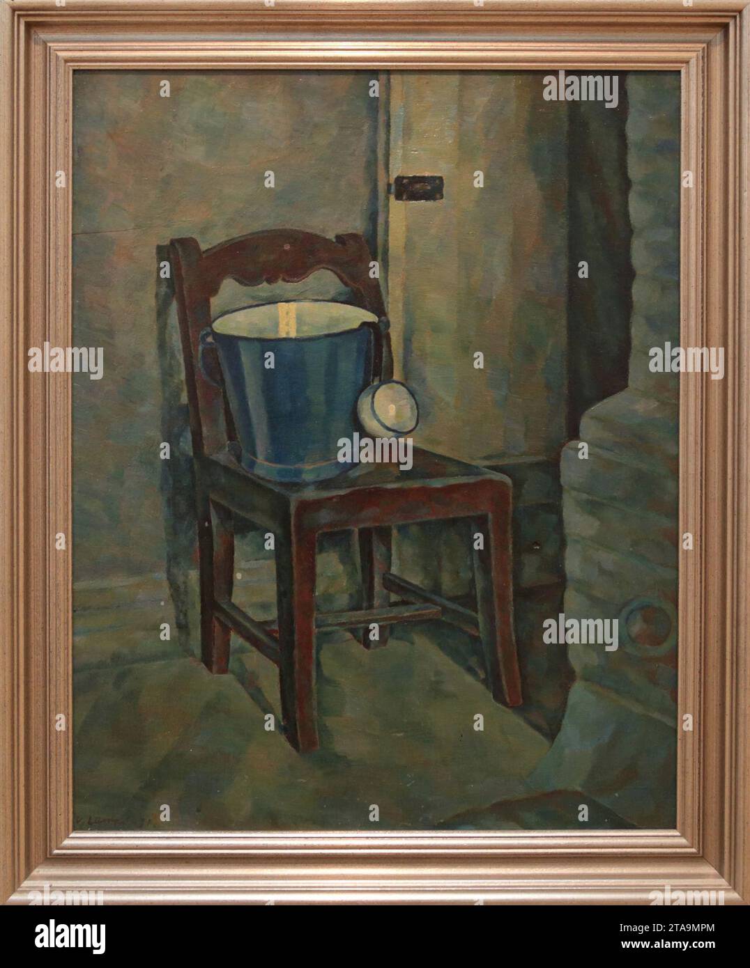 Vilho Lampi Blue Bucket 1931 Stock Photo - Alamy