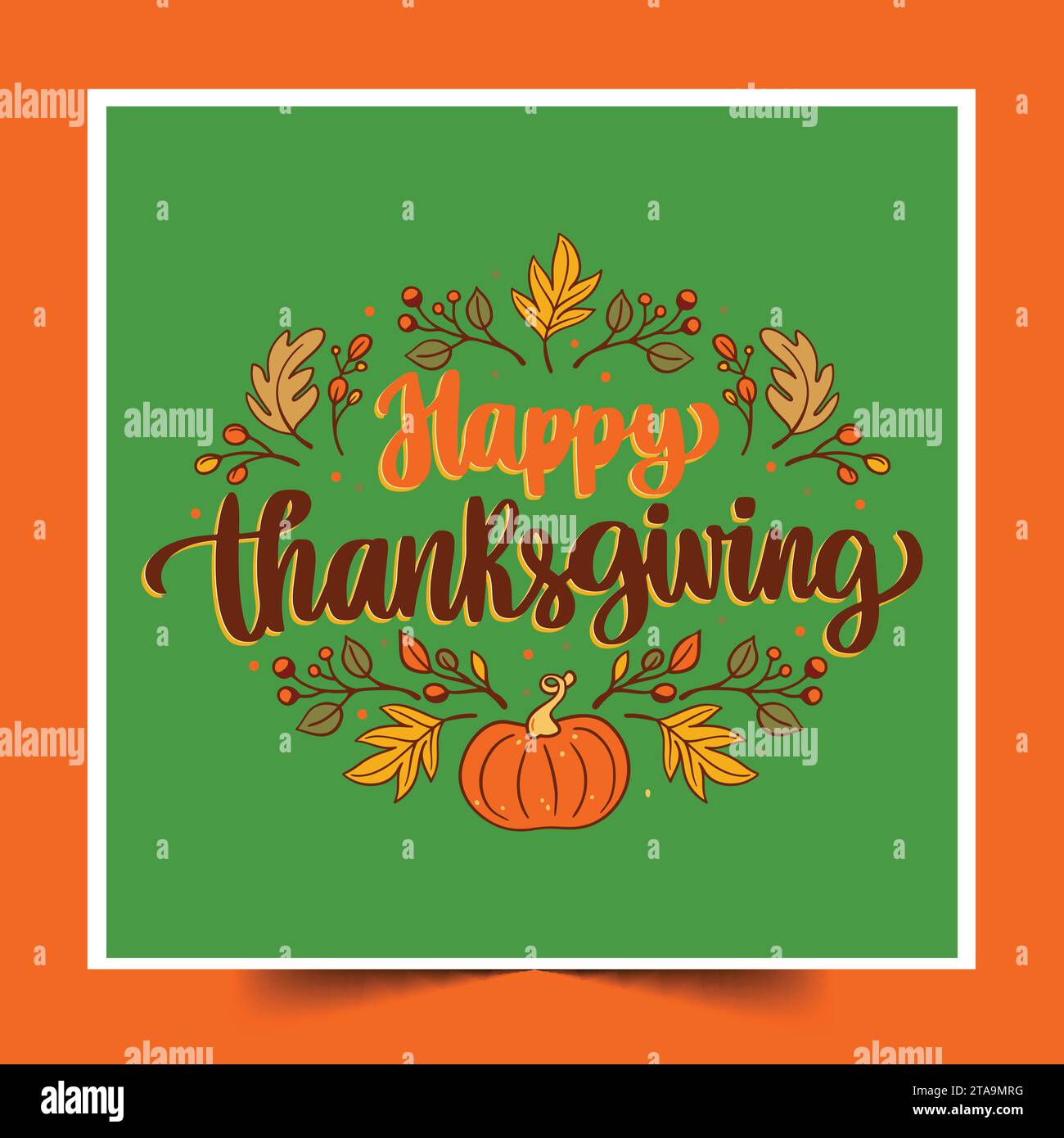 hand drawn thanksgiving lettering design vector illustration Stock Vector Image & Art - Alamy