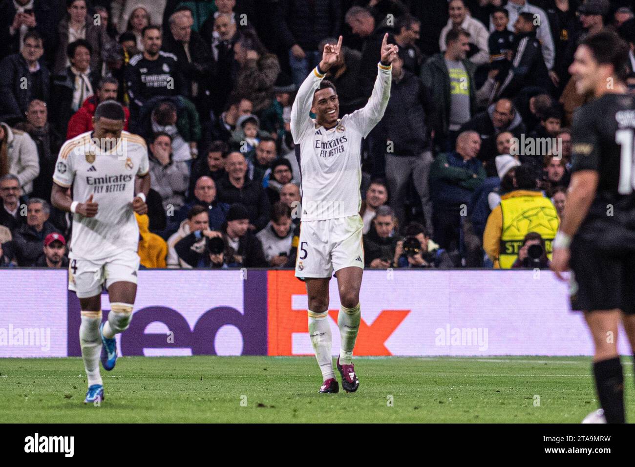 29th November 2023; Santiago Bernabeu Stadium, Madrid, Spain, Champions ...
