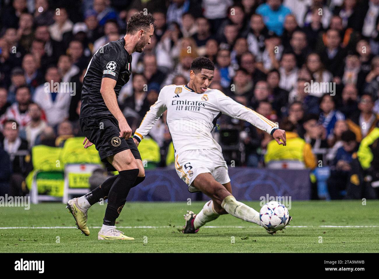 29th November 2023; Santiago Bernabeu Stadium, Madrid, Spain, Champions ...