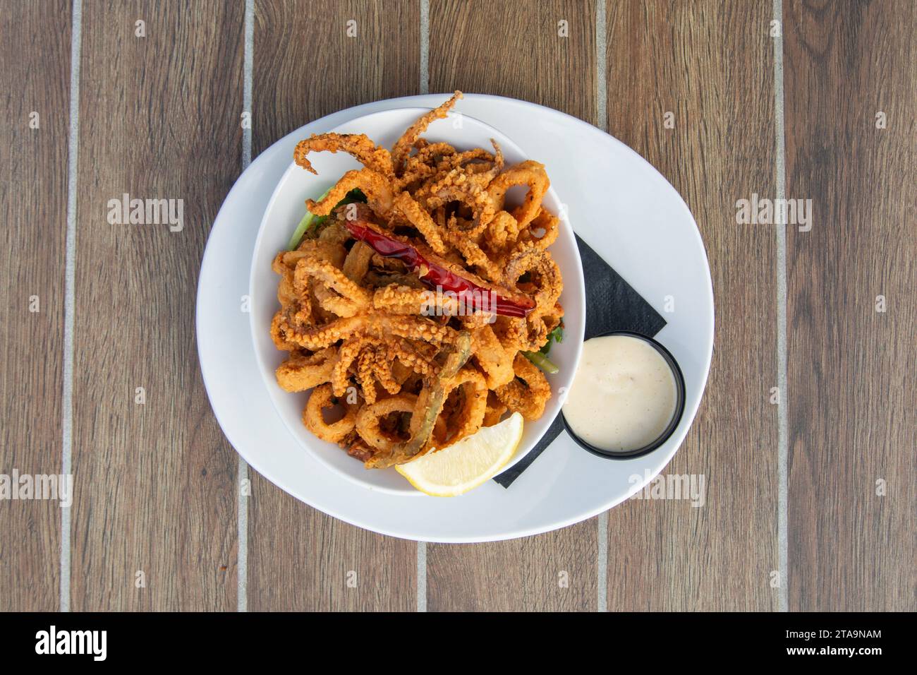 Fresh fried spicy seafood hi-res stock photography and images - Alamy