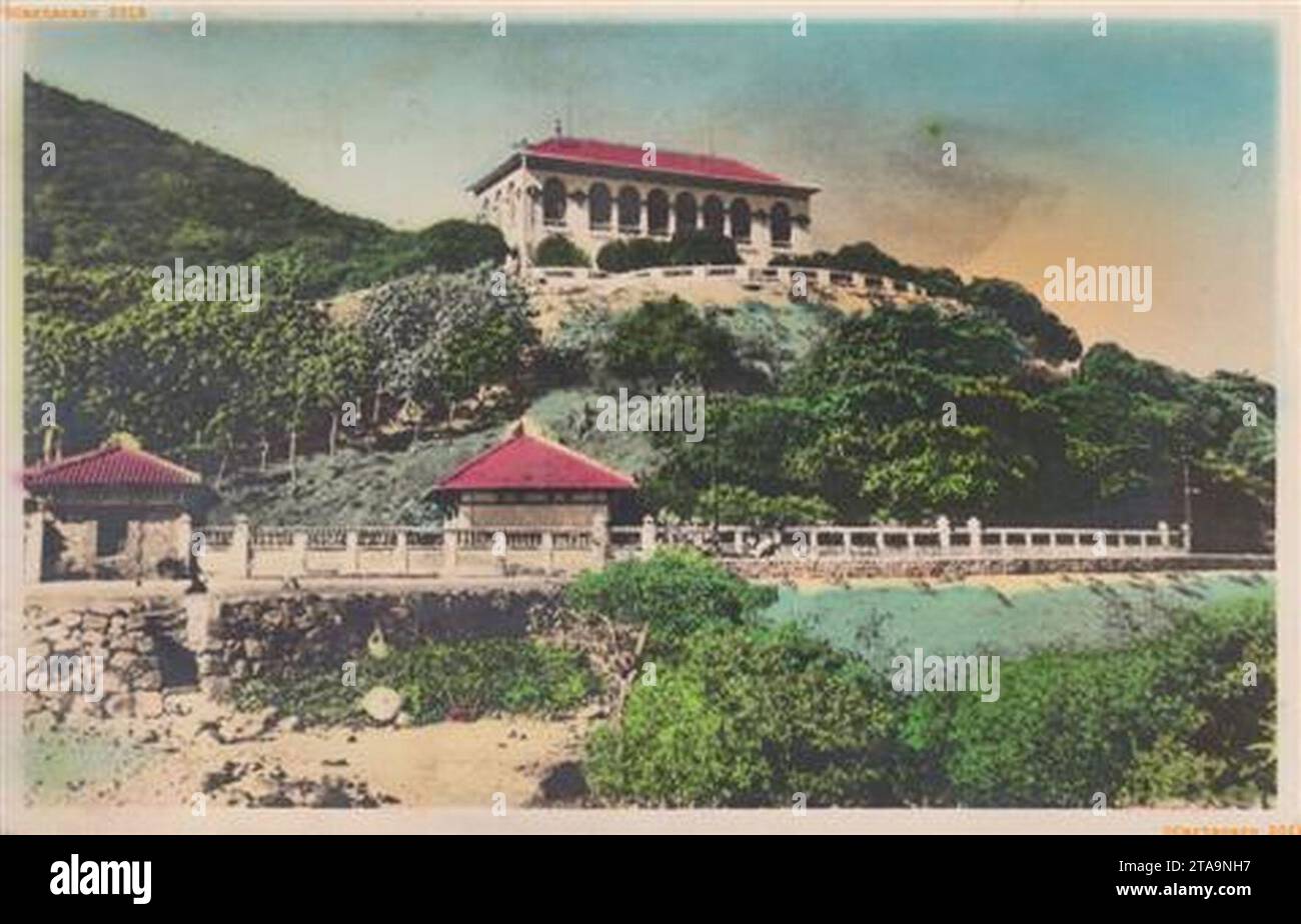 Villa blanche du Cap Saint-Jacques Stock Photo - Alamy