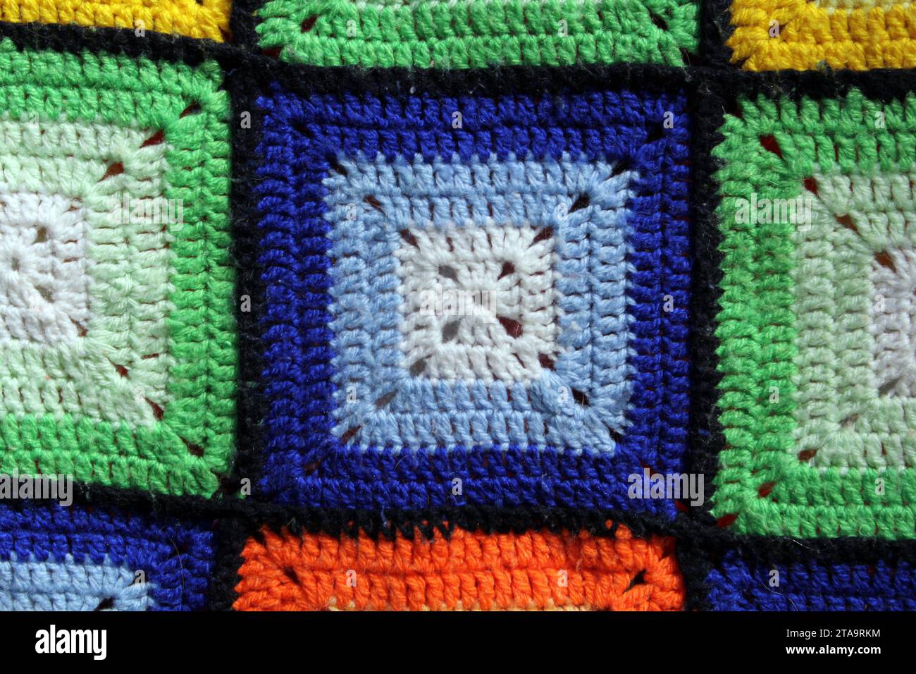 Crochet pattern for blanket hi-res stock photography and images - Alamy