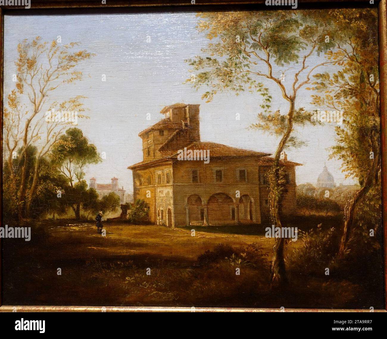 Villa Raffael in Rome by August Kestner, 1838 Stock Photo - Alamy