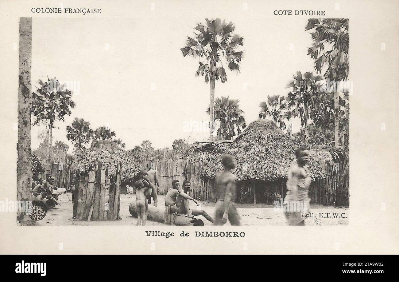 Village de Dimbokro (Côte d'Ivoire Stock Photo - Alamy