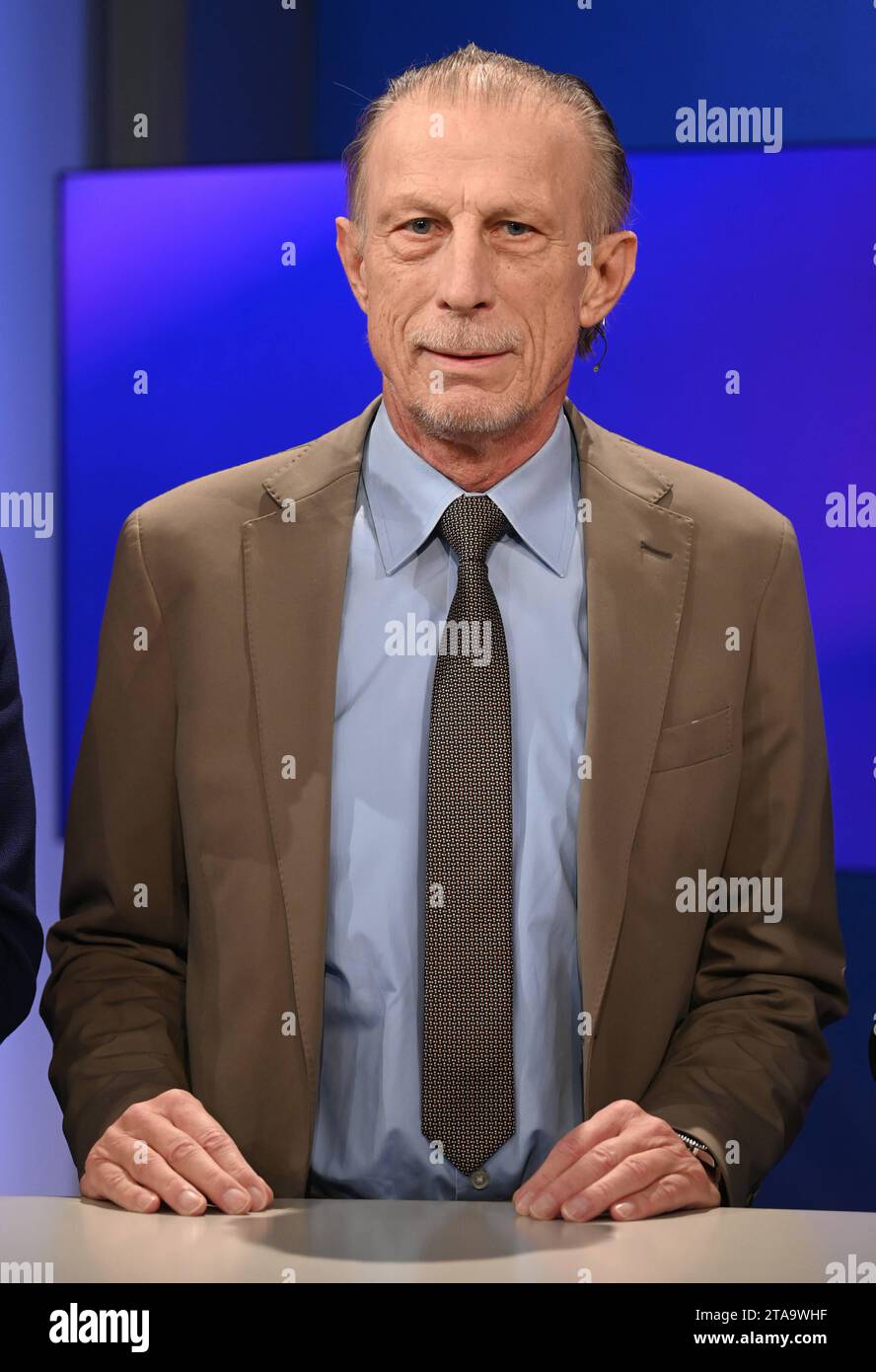 Fußballtrainer Christoph Daum zu Gast in der ARD Talkshow Maischberger ...